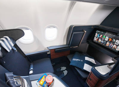 Condor stellt exklusive Prime Seats in der Business Class vor